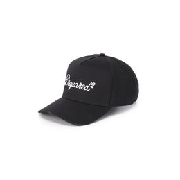 Dsquared2 Caps & M&uuml;tzen - Cap mit Schriftzug - Gr. ONE SIZE - in Schwarz - f&uuml;r Damen