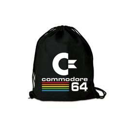 logoshirt Gym Bag 'Commodore 64 Logo' male Black size One Size