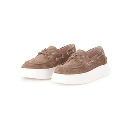 Attilio Giusti Leombruni Agl Low-Top Sneaker - Schuhe aus Veloursleder - Gr. 39 (EU) - in Braun - f&uuml;r Damen