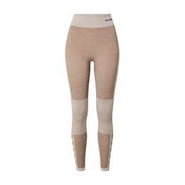 Hummel Workout Pants female Beige size XL