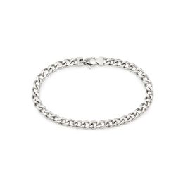 Bruno Banani Herren Edelstahlarmband &raquo;Schmuck Geschenk Armkette Panzerkette Silber&laquo; silber