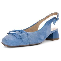 Ara Damen Slingpumps &raquo;GRAZ&laquo; , Sling Pumps, Festtagssschuh mit Blockabsatz, H-Weite blau 2,5
