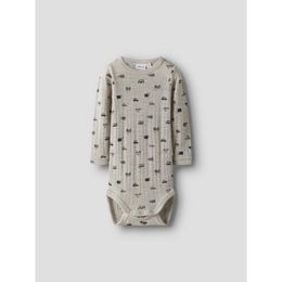name it Jungen Langarmbody &raquo;NBMWANG WOOL NEEDLE LS BODY NOOS&laquo; aus reiner Merinowolle 80, N-Gr