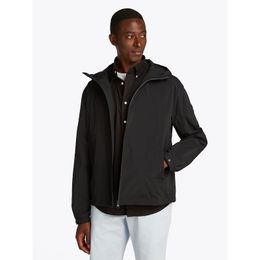 Tommy Hilfiger Damen Kurzjacke &raquo;BRANDED HOODED JACKET&laquo; mit Kapuze schwarz L