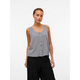 V&eacute;ro Moda Vero Moda Damen Blusentop &raquo;VMBUMPY SL SHIRT WVN GA NOOS&laquo; wei&szlig; S