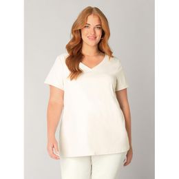 Base Level Curvy Damen V-Shirt &raquo;Lilly&laquo; mit Stretch 52