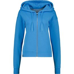 alife and kickin Alife & Kickin Damen Sweatjacke &raquo;Damen RanaAK A&laquo; Hoodie mit Rei&szlig;verschluss und Kapuze, Kapuzensweatjacke blau XXL