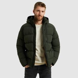 PME-Legend Pme Legend Herren PME LEGEND Steppjacke &raquo;Short jacket BREWSTER Crunchy&laquo; mit Kapuze mit abnehmbarer Kapuze grau L