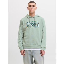 Jack & Jones Jack & Jones Herren Kapuzensweatshirt &raquo;JJGEPLAS SWEAT HOOD&laquo; gr&uuml;n XS