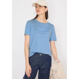 Cecil Damen Kurzarmshirt mit Frontprint XXL (46)