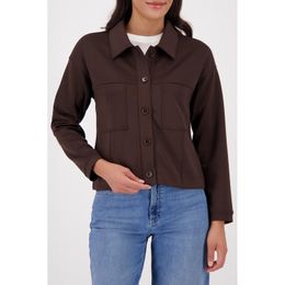 monari Damen Sweatjacke Hemdkragen, gro&szlig;e Brusttaschen, elastische Qualit&auml;t 38