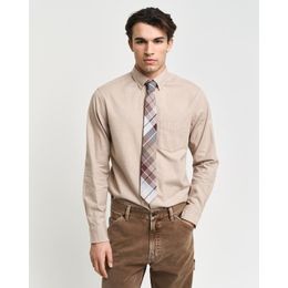 Gant Herren Langarmhemd &raquo;REG FLANNEL MELANGE SHIRT&laquo; beige S, N-Gr