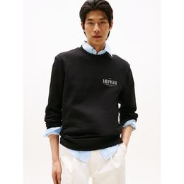 Tommy Hilfiger Herren Sweatshirt &raquo;HILFIGER STACKED SWEATSHIRTS&laquo; schwarz L