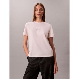 Calvin Klein Jeans Damen T-Shirt &raquo;SS CLASSIC FOIL MONOLOGO TEE&laquo; Mit Metallic-Logo S (38)