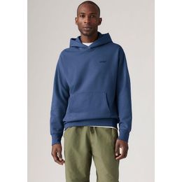 Levi's Levi's Herren Hoodie &raquo;THE AUTHENTIC HOODIE&laquo;, mit kleiner Ton-in-Ton Logostickerei auf der Brust blau XXL