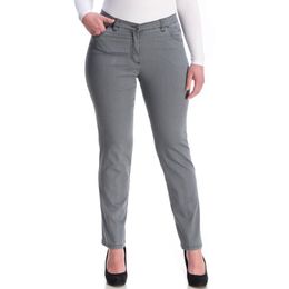KjBRAND Damen KjBRAND Stretch-Hose &raquo;Betty&laquo; super Stretch grau 54 (27), K-Gr
