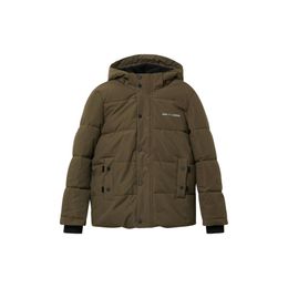 s.Oliver Junior Herren s.Oliver Junior Steppjacke mit Kapuze mit Kapuze, Winterjacke f&uuml;r Boys braun 146/152