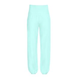WINSHAPE Damen Sporthose &raquo;Functional Light and Comfort Wide Leg Pants CUL102LC&laquo; mit Gummizug gr&uuml;n S, Normalgr&ouml;&szlig;en