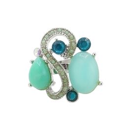 Collezione Alessandro Ring 'Sissi' female Green size 50-60