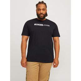 Jack & Jones PlusSize Jack & Jones Plussize Herren Jack & Jones PlusSize T-Shirt &raquo;JJECORP LOGO TEE PLAY SS O-N NOOS PLS&laquo; schwarz 3XL