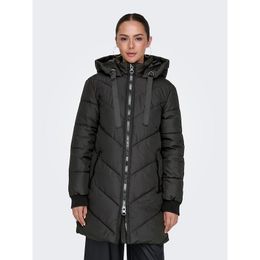 Jacqueline de Yong Jdy Damen JDY Steppmantel &raquo;JDYSKYLAR LIFE HOOD JACKET OTW NOOS&laquo; schwarz L
