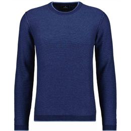 Ragman Herren Ragman Rundhalspullover blau 54