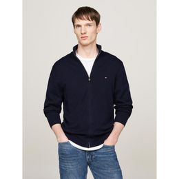 Tommy Hilfiger Herren Cardigan &raquo;PIMA ORG CTN CASHMERE ZIP THRU&laquo; blau M (48/50)