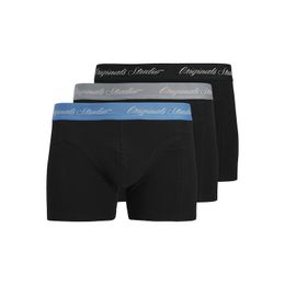 Jack & Jones Jack & Jones Herren Trunk &raquo;JACNORREBRO SOLID TRUNKS 3 PACK NOOS&laquo; Packung, 3 Stk. M, 3 Stk.