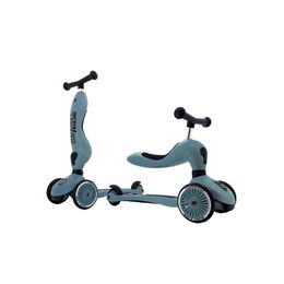 Scoot & Ride Scoot&Ride Highwaykick 1 Rutscherfahrzeug und Scooter - Farbe: Steel | Gr.: onesize