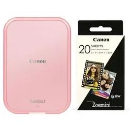 Canon Zoemini 2 rosegold + Canon ZP-2030 20 Blatt
