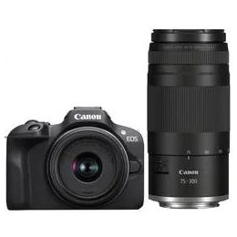 Canon EOS R100 + RF-S 18-45mm f4,5-6,3 IS STM + RF 75-300mm f4-5