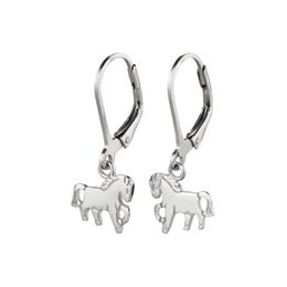 schmuck23 Ohrringe 925 Silber Pferd in Silber | Gr.: onesize