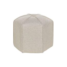 Beliani Pouf WISHEK in Beige - (W) 45 x (H) 40 x (L) 45 cm | Gr.: onesize