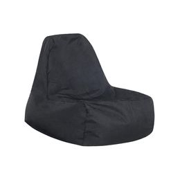 Beliani Sitzsack SIESTA in Schwarz - (W) 61 x (H) 75 x (L) 100 cm | Gr.: onesize