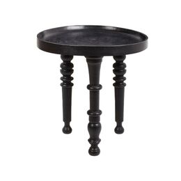 Beliani Beistelltisch LEETON in Schwarz - (W) 52 x (H) 53 x (L) 52 cm | Gr.: onesize