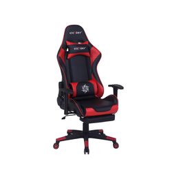 Beliani Gaming Stuhl VICTORY in Schwarz/Rot - (W) 60 x (H) 124 x (L) 60 cm | Gr.: onesize