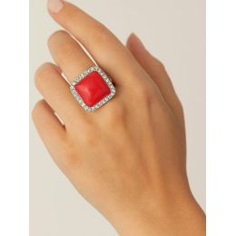 Collezione Alessandro Ring 'Bling Red' female Red size 50-60
