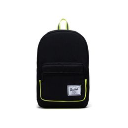 HERSCHEL Pop Quiz 22 - Rucksack 43 cm (black crosshatch/black/raven crosshatch) in black enzyme ripstop/black /safety yellow | Gr.: onesize
