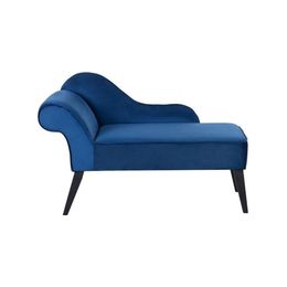Beliani Chaiselongue BIARRITZ in Blau - (W) 118 x (H) 77 x (L) 60 cm | Gr.: onesize
