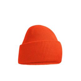 Yuhu Beanie aus Polyester Unisex f&uuml;r Herbst und Winter in Orange | Gr.: onesize
