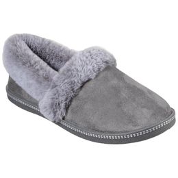 Skechers Damen Pantoffel &raquo;COZY CAMPFIRE TEAM TOAST&laquo; Hausschuh mit Memory Foam-Ausstattung grau 40