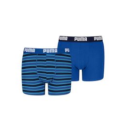 Puma Herren Puma Boxershorts &raquo;Puma BOYS EVERYDAY STRIPED BOXERS&laquo; 2er Pack, ohne Eingriff, mit elastischem Logobund 170/176