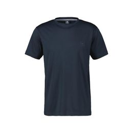 Lerros Herren Lerros T-Shirt mit Logo Stickerei blau 3XL