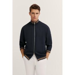Bugatti Herren Bugatti Sweatjacke mit Rei&szlig;verschluss blau 3XL