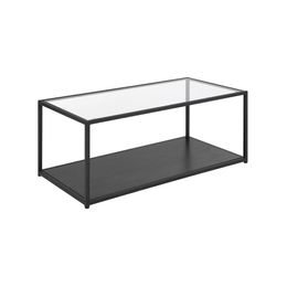 Beliani Couchtisch MEDORA in Schwarz - (W) 50 x (H) 42 x (L) 100 cm | Gr.: onesize