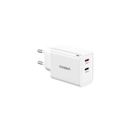 Wisam Choetech, GaN, 2x USB-C, PD65W Netzwerkladeger&auml;t (wei&szlig;) | Gr.: onesize