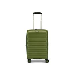 d&n D&N Travel Line 4700 4 Rollen Kabinentrolley 55 cm mit Dehnfalte in olive green | Gr.: onesize