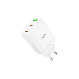 Hoco Ladeger&auml;t N33 35W 2x USB-C + USB-A PD QC3.0 Wei&szlig; | Gr.: onesize