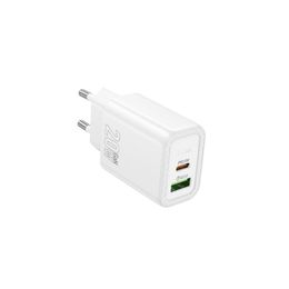 Hoco Ladeger&auml;t 20W USB-C/A PD QC3.0 Schnellladen Wei&szlig; | Gr.: onesize