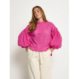 Sel by peppercorn Peppercorn Hemd / Shirt in Fuchsia Fedora | Gr.: 44
